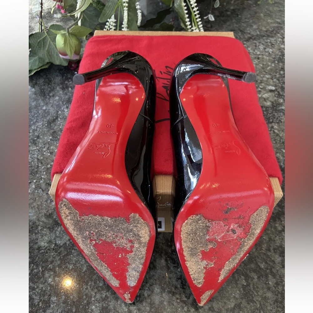 Louboutin So Kate Black Patent 4.8 Inch Stilettos Eur… - Gem